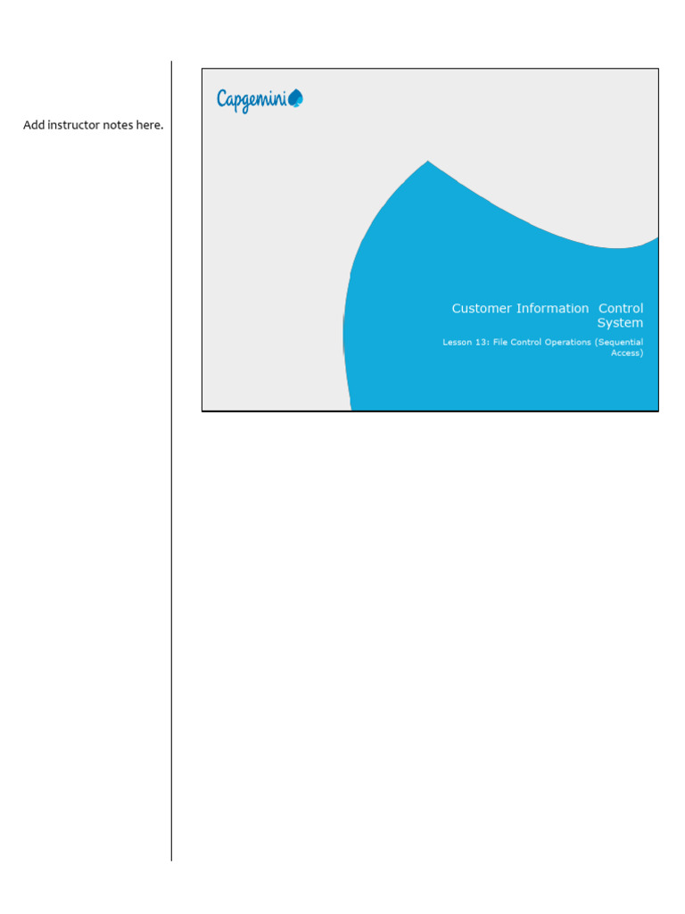 CICS ClassBook Lesson13 | PDF | Computer Science | Software Development