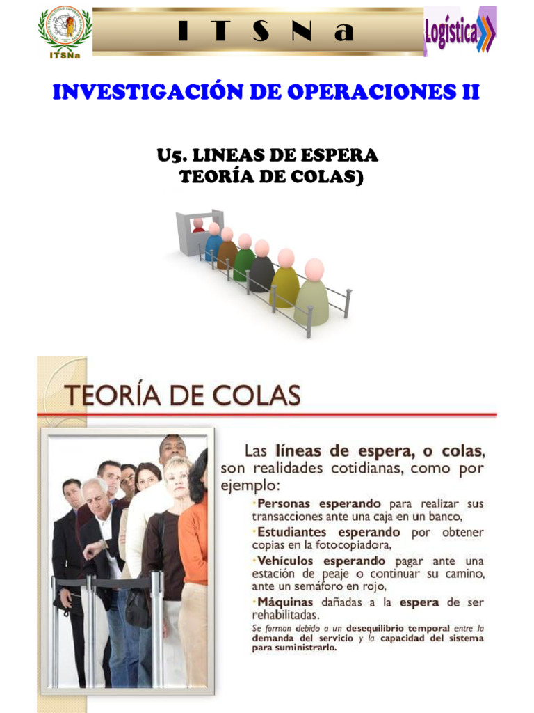 Lineas de Espera o Teoría de Colas | PDF