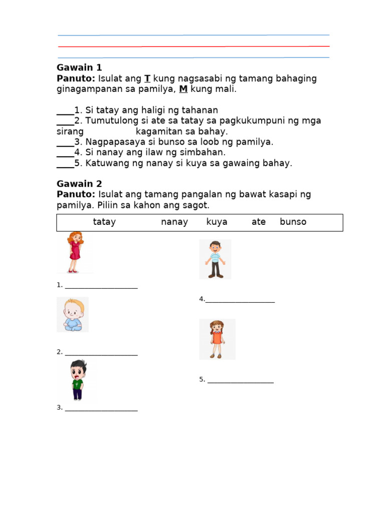 Activity Sheet | PDF
