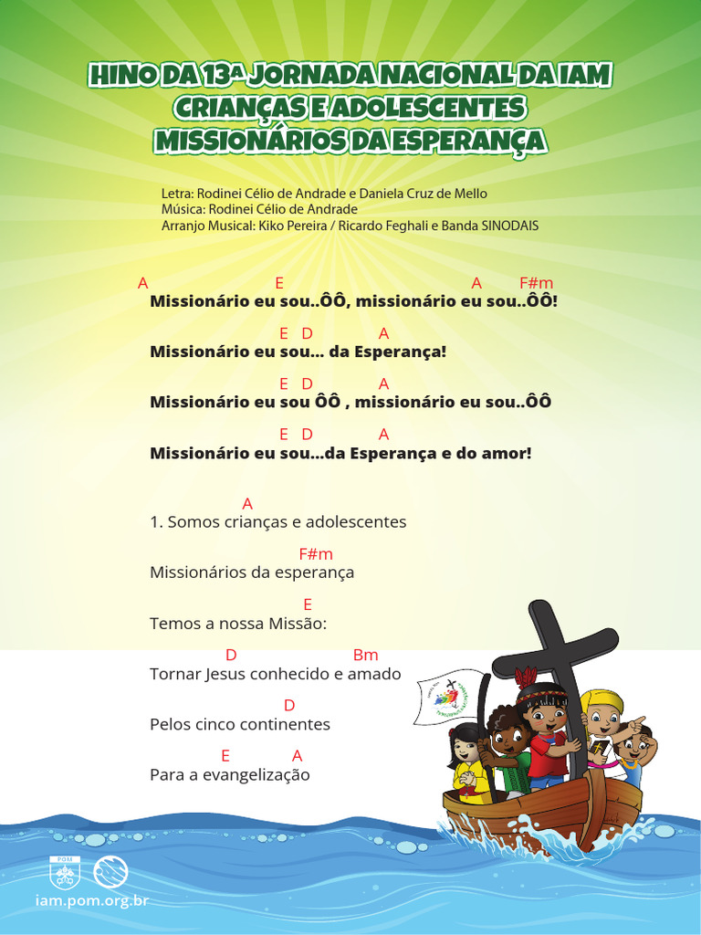 Hino 13a Jornada Nacional Da IAM Cifrado | PDF