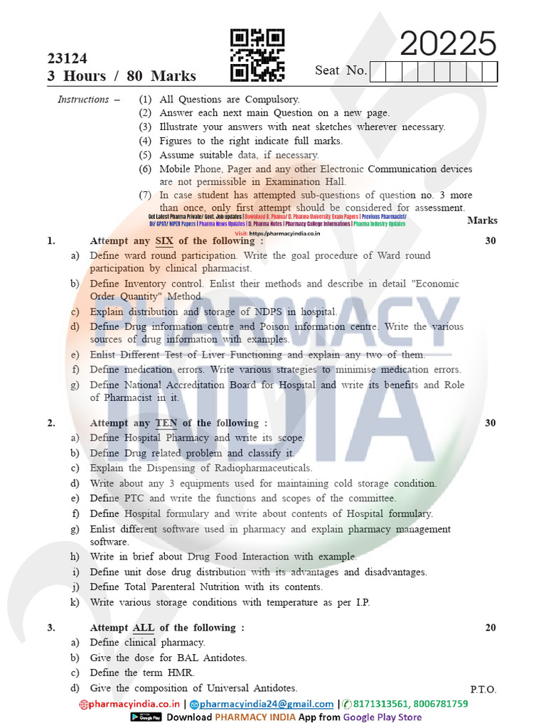 Msbte 2nd Yr HCP Winter 2023 | PDF | Pharmacy | Medical Error