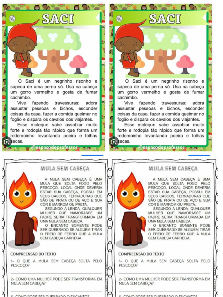 Atividade Folclore | PDF