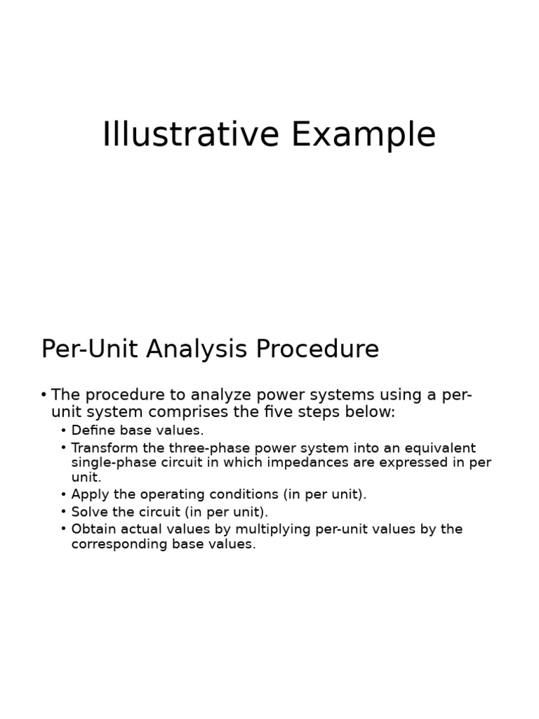 Calculation Example of Per Unit System | PDF | Transformer | Electrical ...