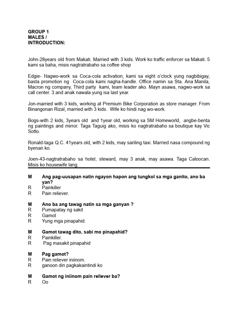 Transcript - Stan Group 1 | PDF