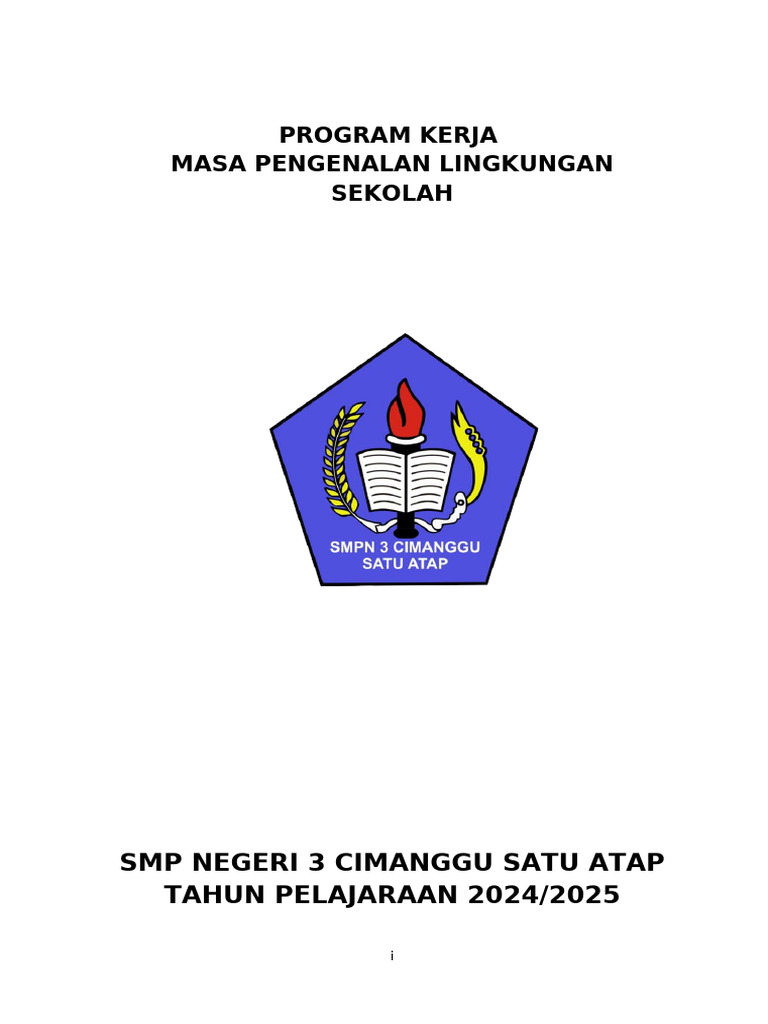 Program Kerja MPLS 2024 | PDF