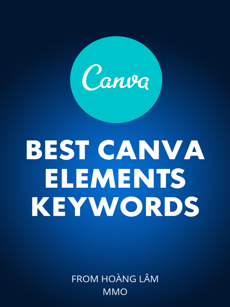 (Lâm Team) Keywords Canva Elements | PDF