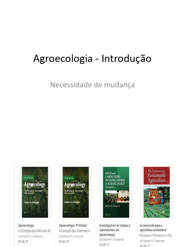Agroecologia - Conceitos Básicos | PDF | Agricultura | Solo