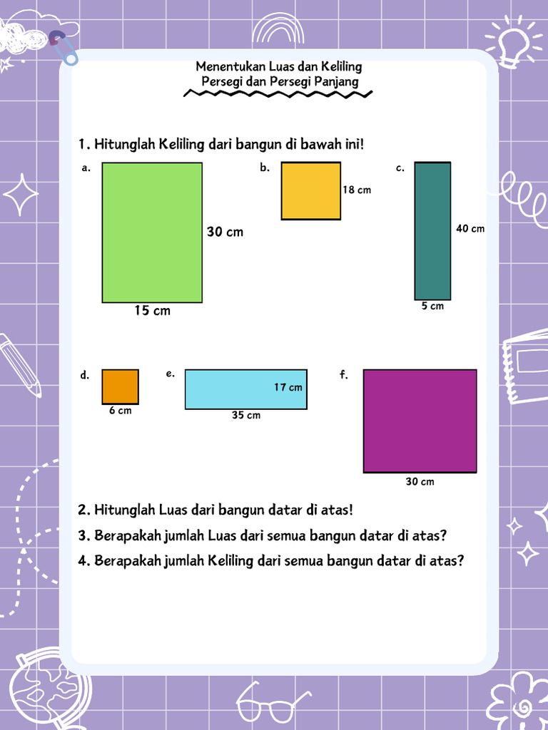 Luas dan Keliling Persegi Panjang | PDF