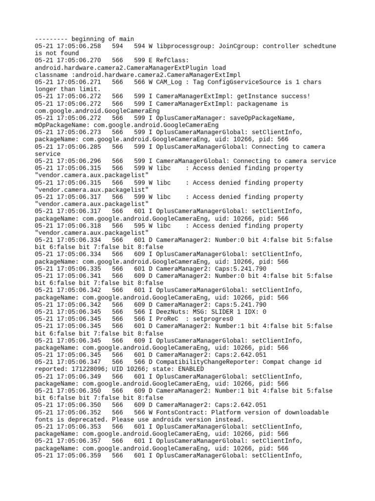 Log Cat 1747821906227 | PDF | Computing Platforms | Software