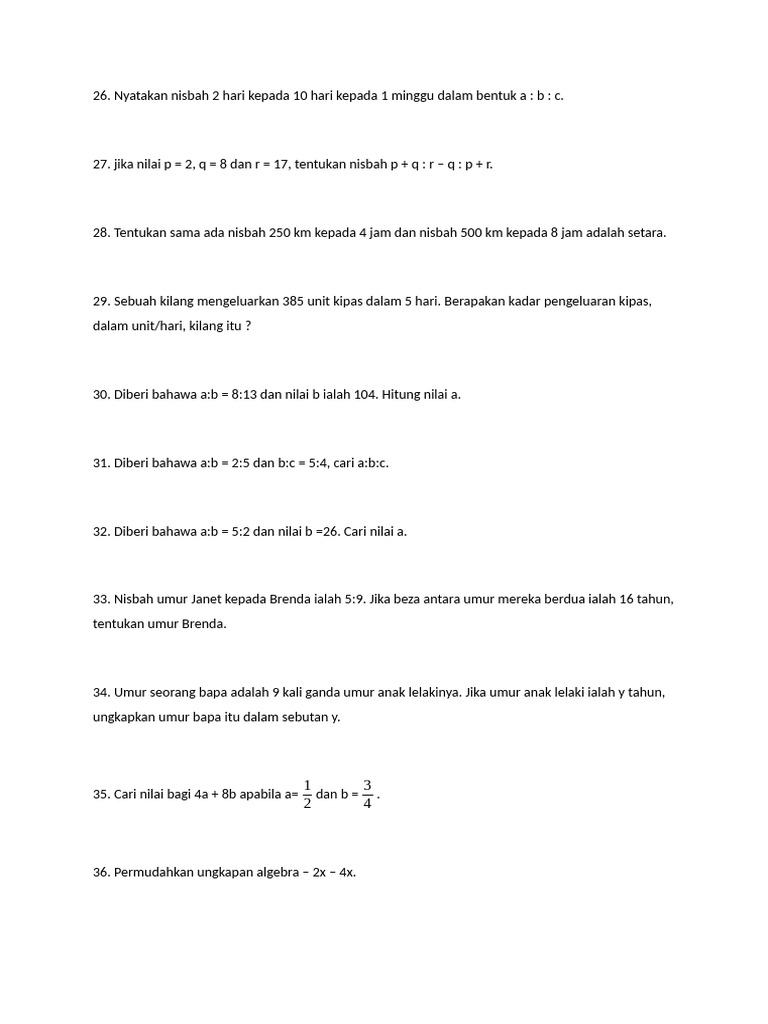 Soalan Math Is Fun | PDF