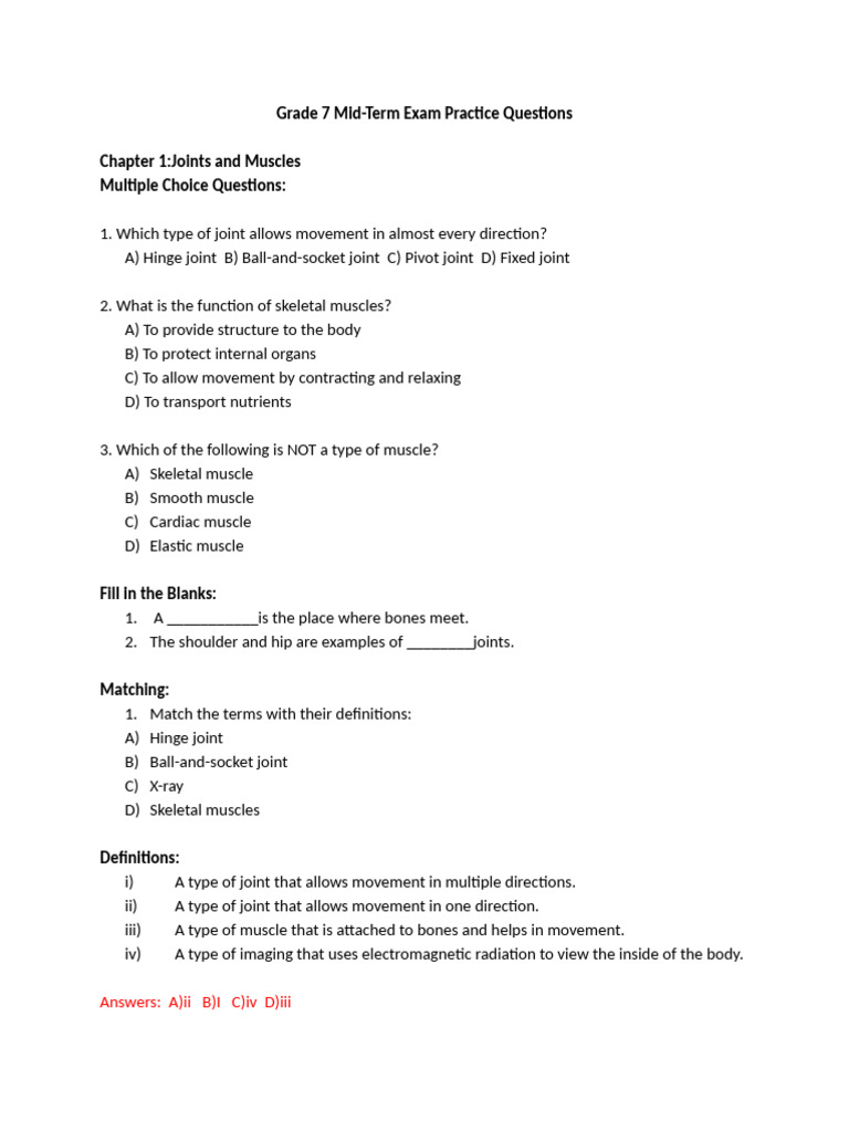 Grade 7 Science-Midterm-review | PDF | Respiratory System | Breathing