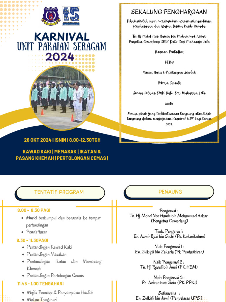 Buku Program Karnival Ups 2024 | PDF