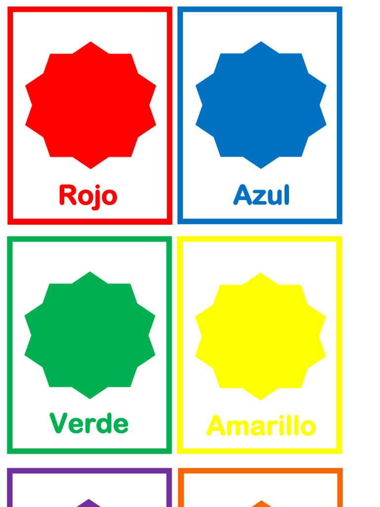 Fichas colores | PDF