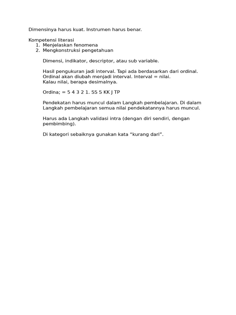 Dimensinya Harus Kuat | PDF