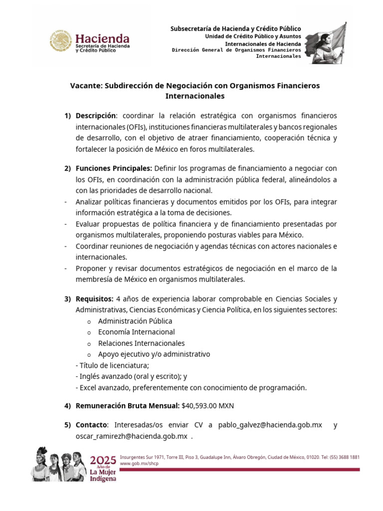 SHCP | PDF | Economias