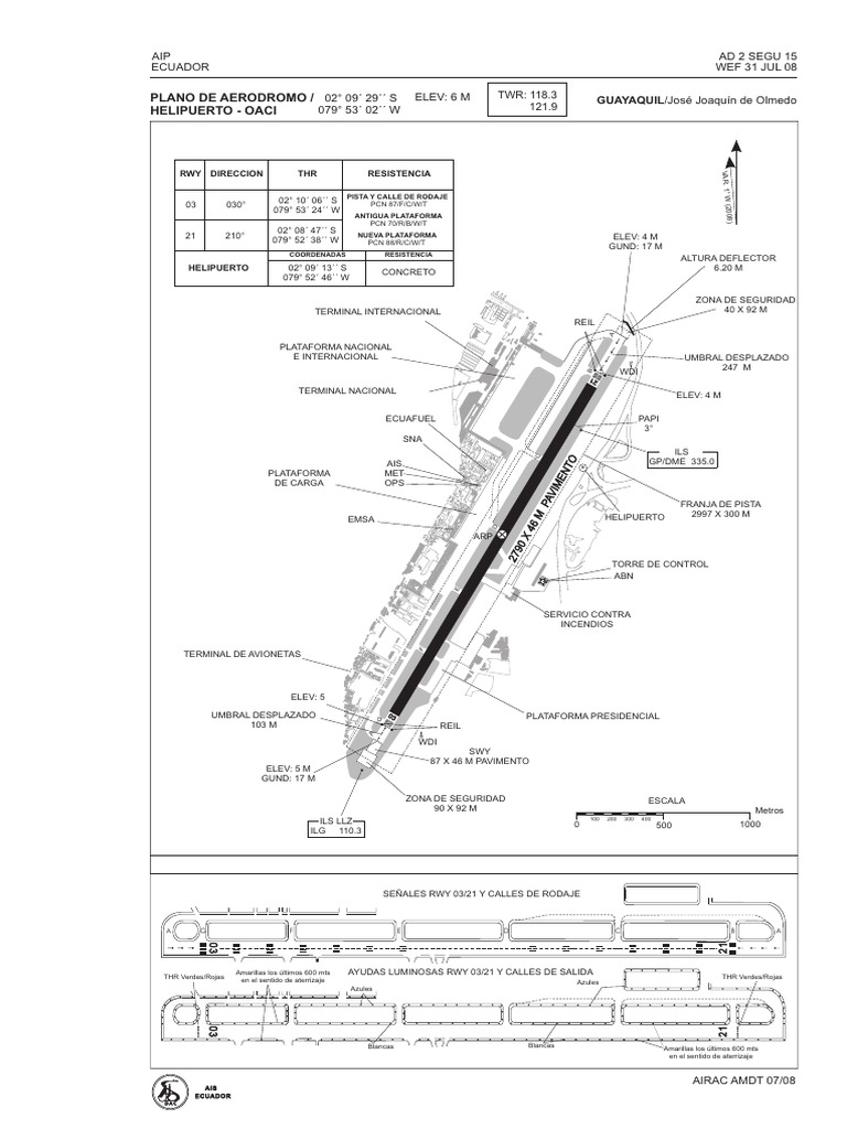 Plano de Aerodromo | PDF | Aviación | Seguridad de la aviación