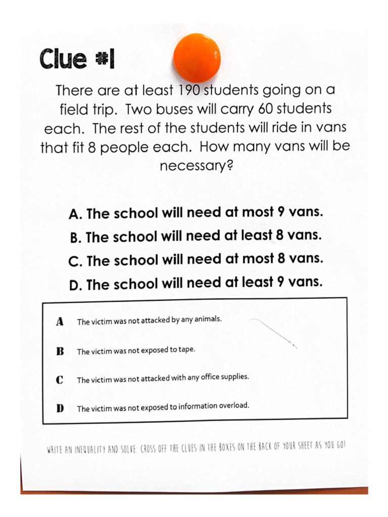 Inequalities Mystery | PDF