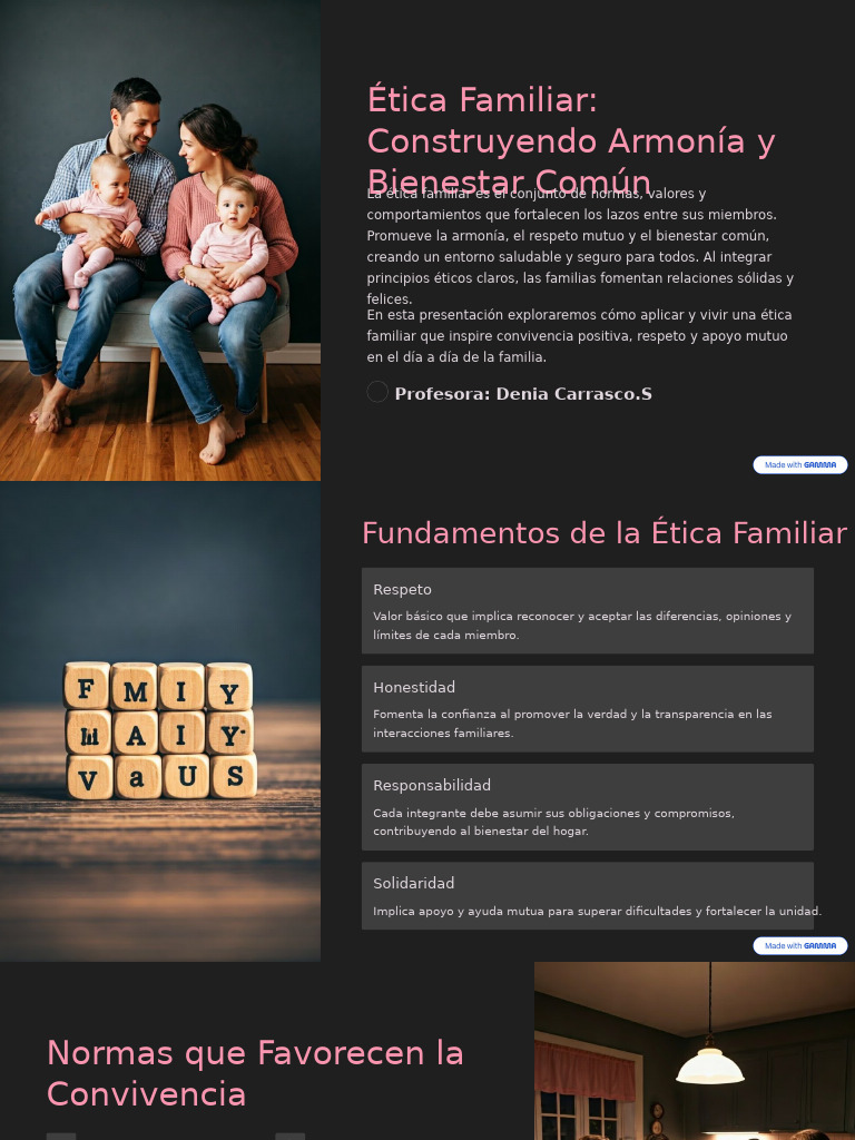 Etica Familiar Construyendo Armonia y Bienestar Comun | PDF | Bienestar ...