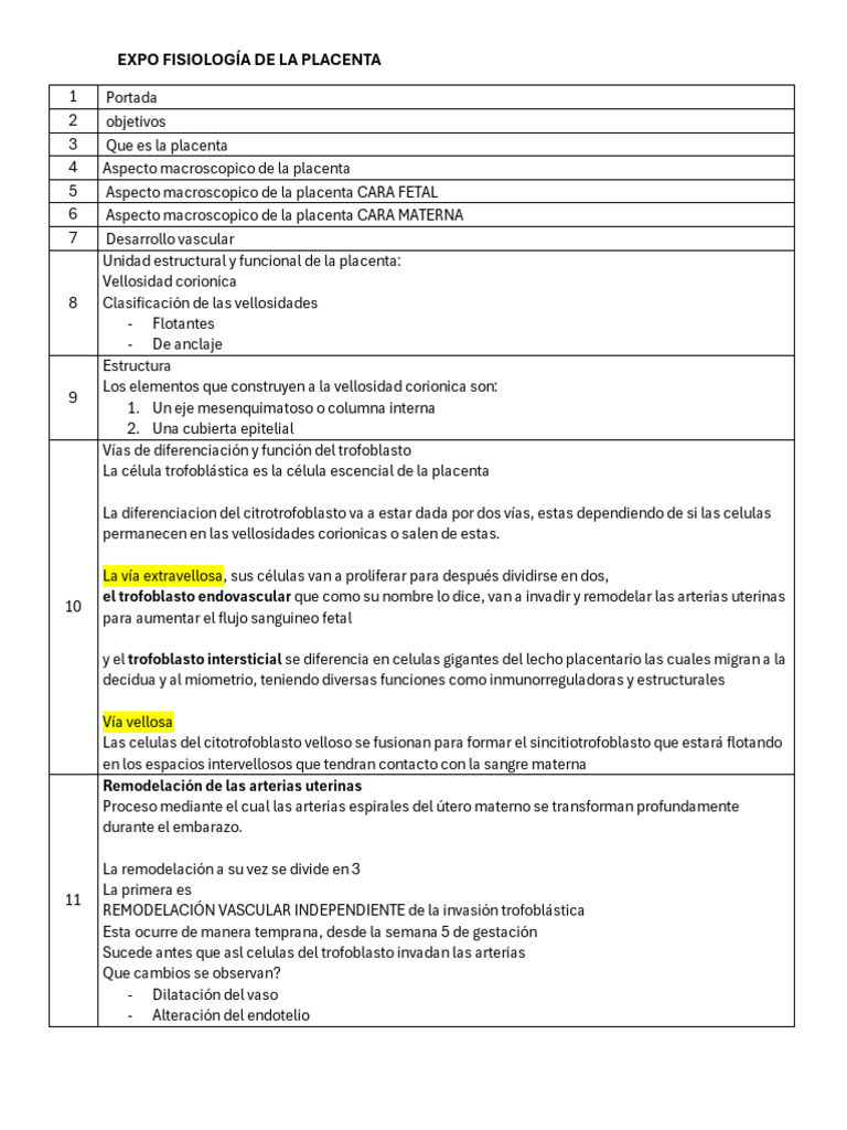 Speech expo placenta | PDF | Placenta | Hormona adrenocorticotrópica