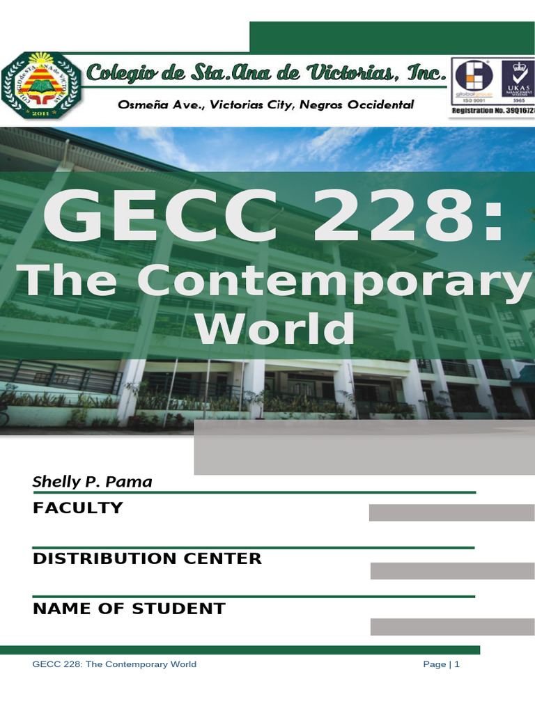 GECC-228-Module-Compilation 2 | PDF | Globalization | Economic Globalization