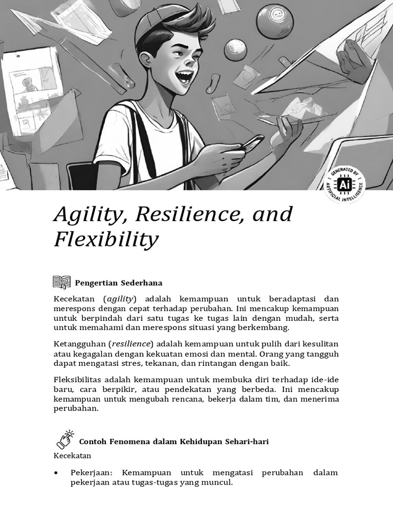 Lampiran Materi RPL BK - Agility Resilience and Flexibility | PDF