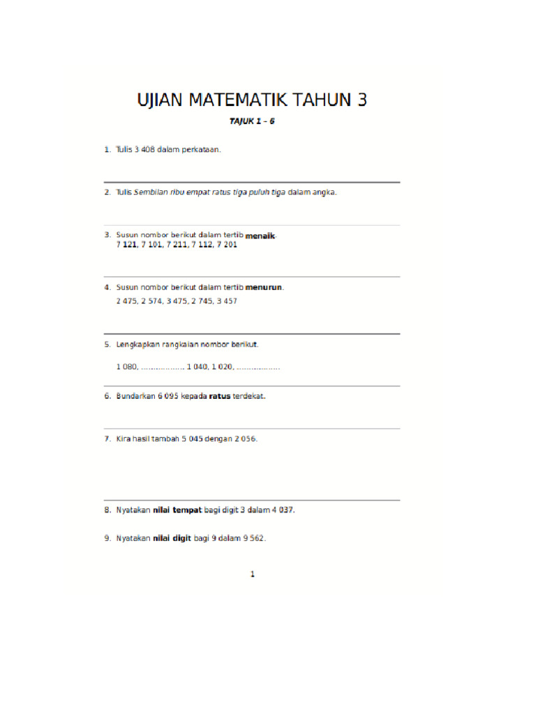 Math 1 | PDF