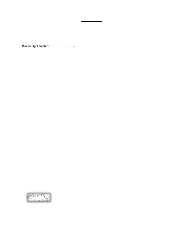 Copyright Form for Academic Manuscript | PDF | Academic Publishing