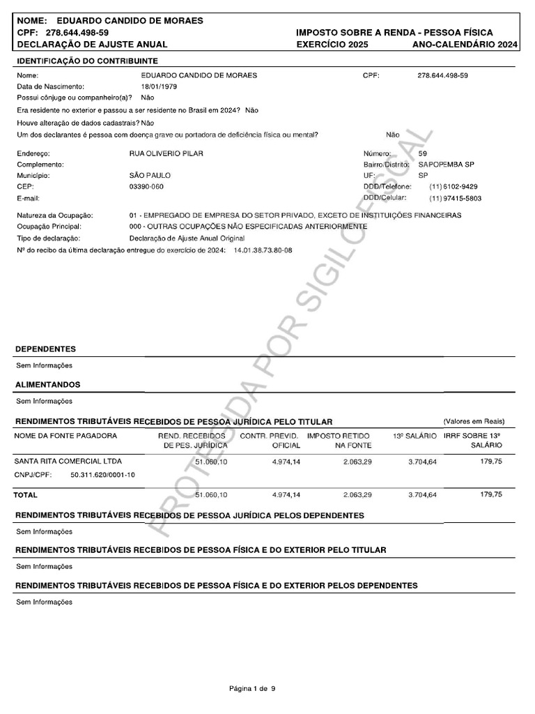 EDUARDO MORAES- DECL | PDF