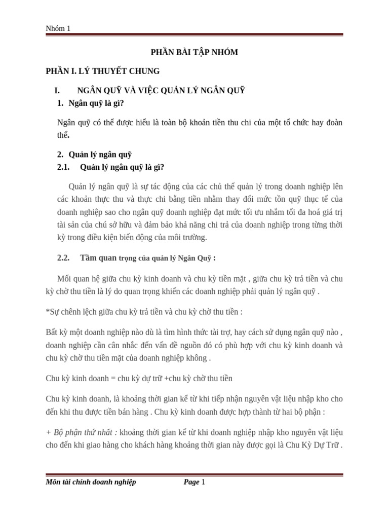 Bai Tap Nhom 1 - Miller Orr | PDF