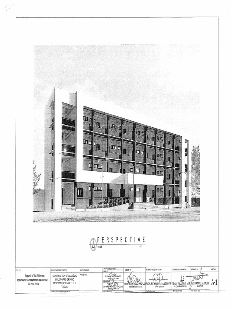 PUP Taguig Plans | PDF