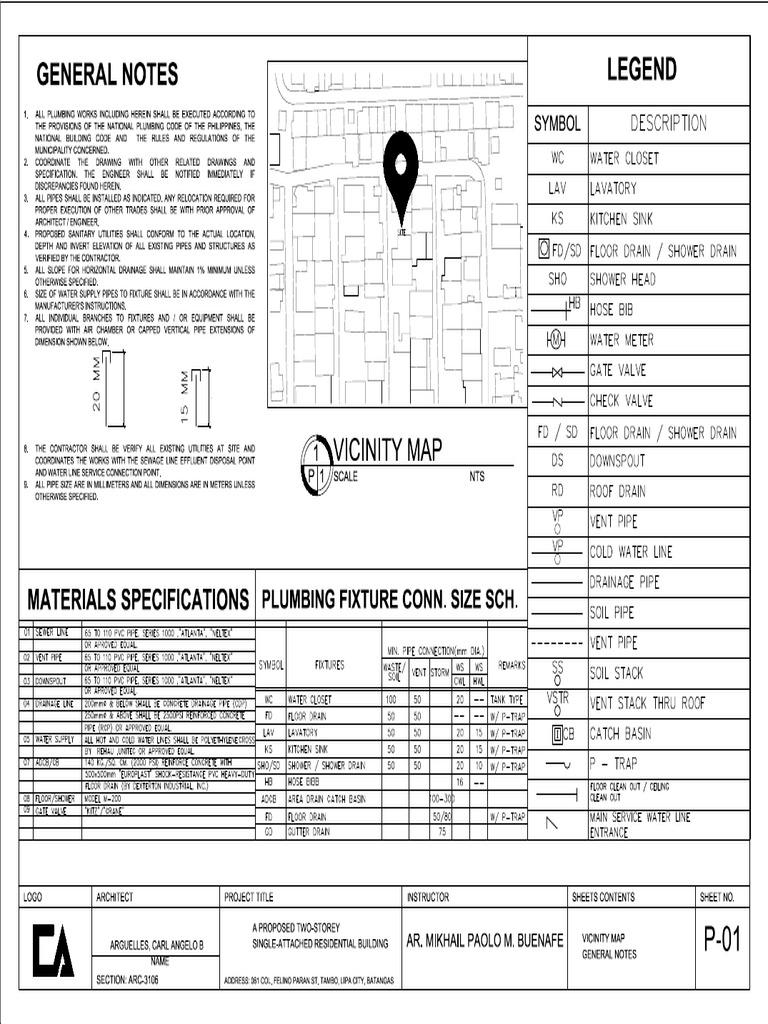 Sample-Electrical and Plumbing | PDF | Plumbing | Civil Engineering