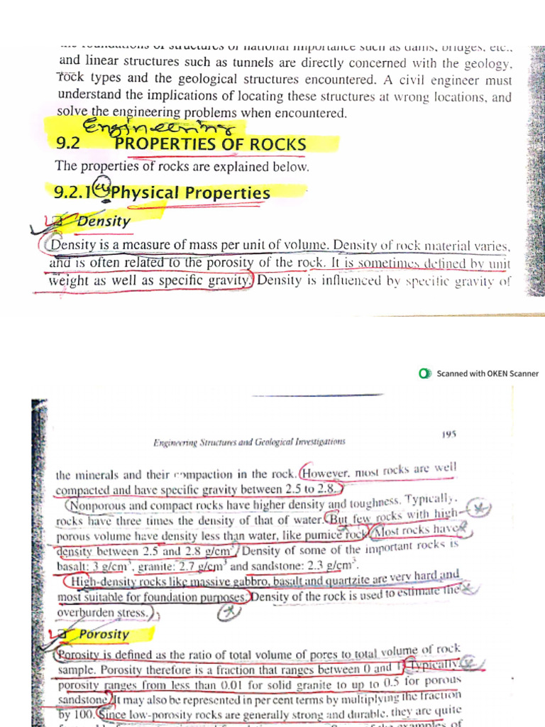 Engineering Properties of Rocks-2025 VSP | PDF