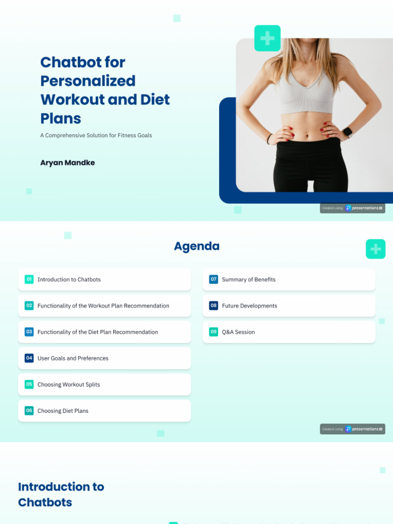 Chatbot For Fitness and Diet | PDF