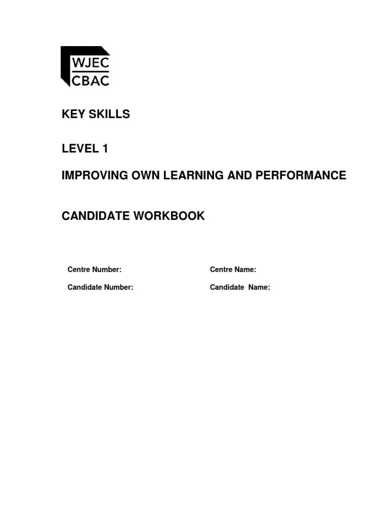 IOLP Level 1 Workbook v21 | PDF | Advice (Opinion) | Educational Assessment