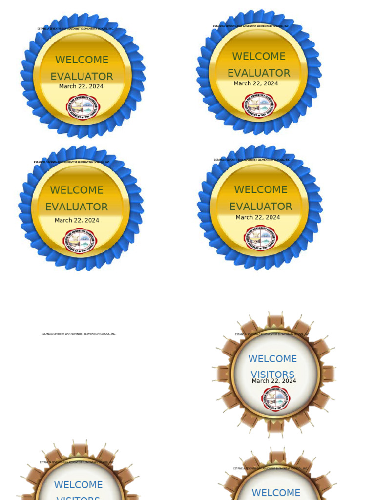 Welcome Visitor Garland | PDF