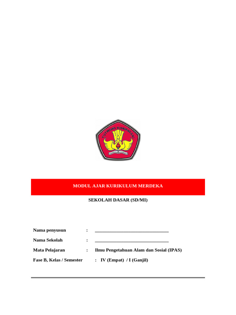 MODUL AJAR 1 IPA Ria Salinan | PDF