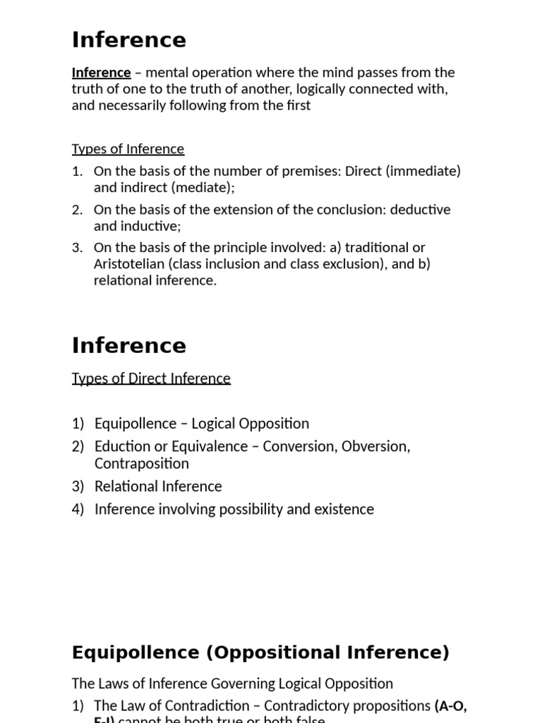 The-Logic-of-Inference | PDF | Deductive Reasoning | Inference