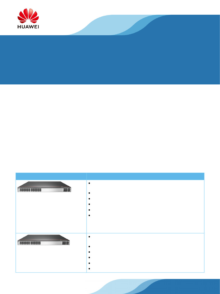 Huawei CloudEngine S5732-H-V2 Series Multi-GE Switches Datasheet | PDF ...