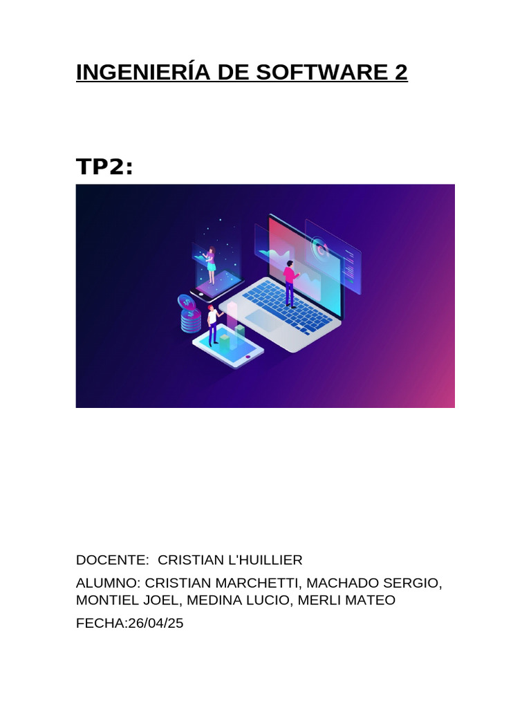 TP2 Ingsoftware | PDF | Informática | Software
