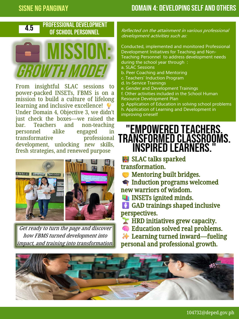 Domain 4 Objective 4.5 Angelle&Sheira | PDF | Mentorship | Teachers