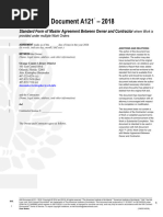 Construction Contract AIA A101 | PDF | Indemnity | Employment