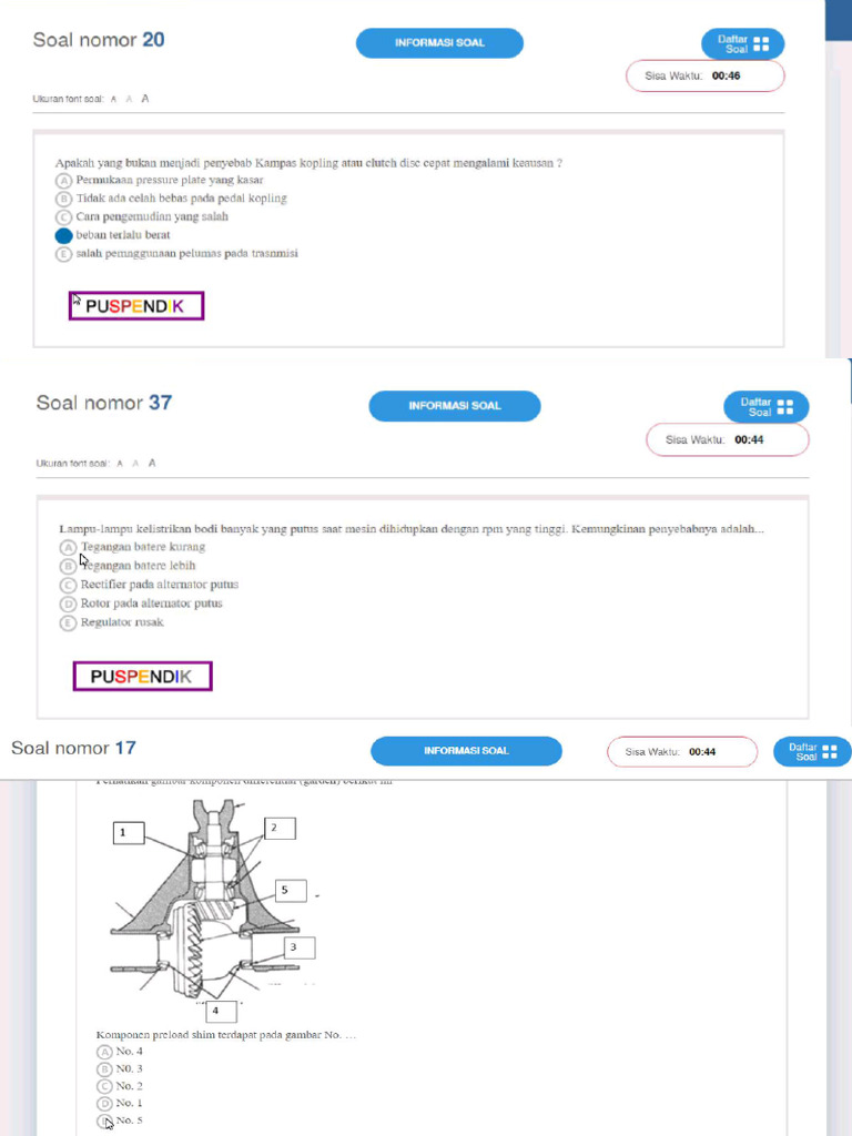 SOAL SIMULASI UNBK TKR | PDF