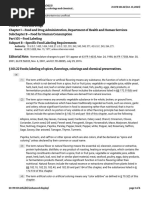 21 CFR 101.22 | PDF | Flavor | Food And Drug Administration