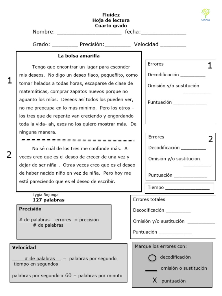 Lectura 4to Grado-Record | PDF