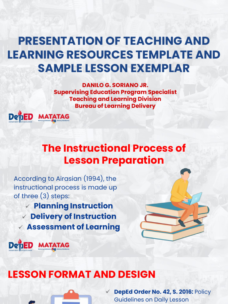 MATATAG Curriculum Lesson Format and Design 1 | PDF | Learning ...