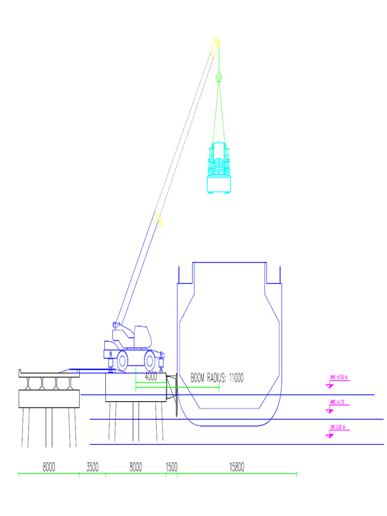 Drawing Position Crane 2-Model | PDF