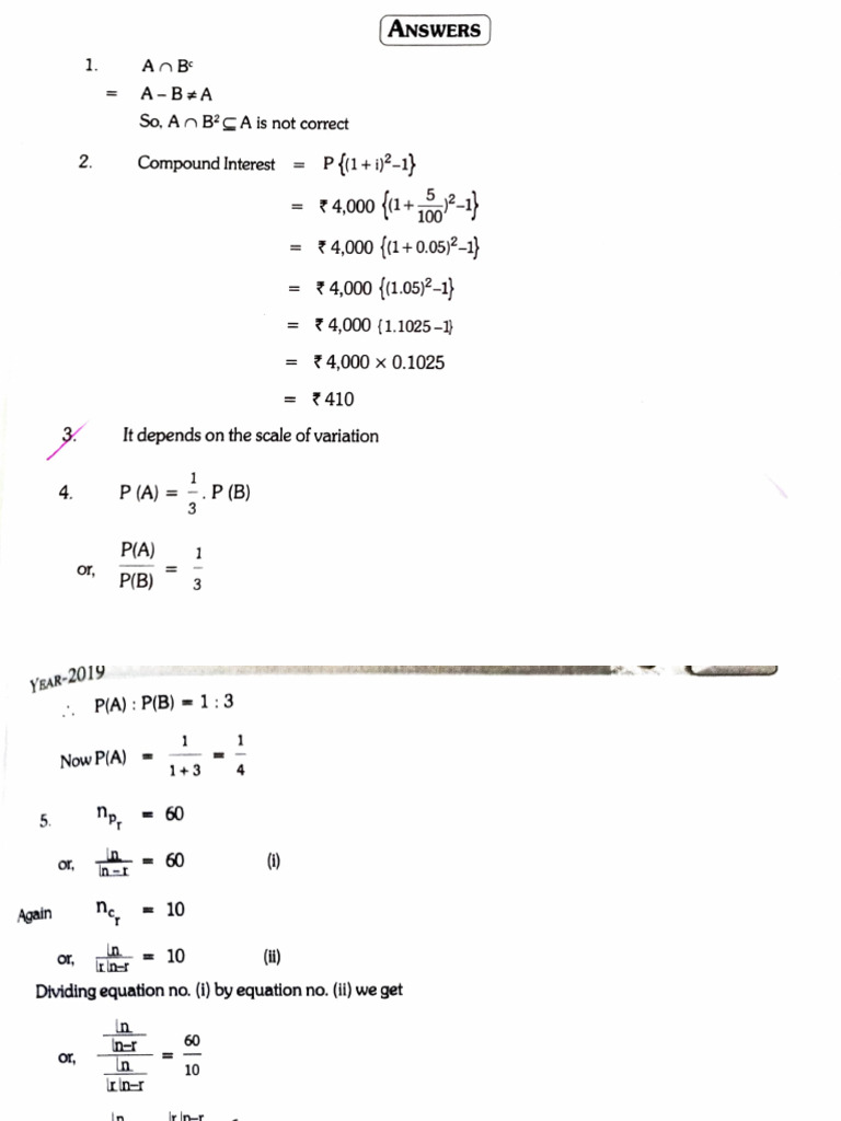 Statistics Answers -2019 (1) | PDF | Statistical Analysis | Teaching ...