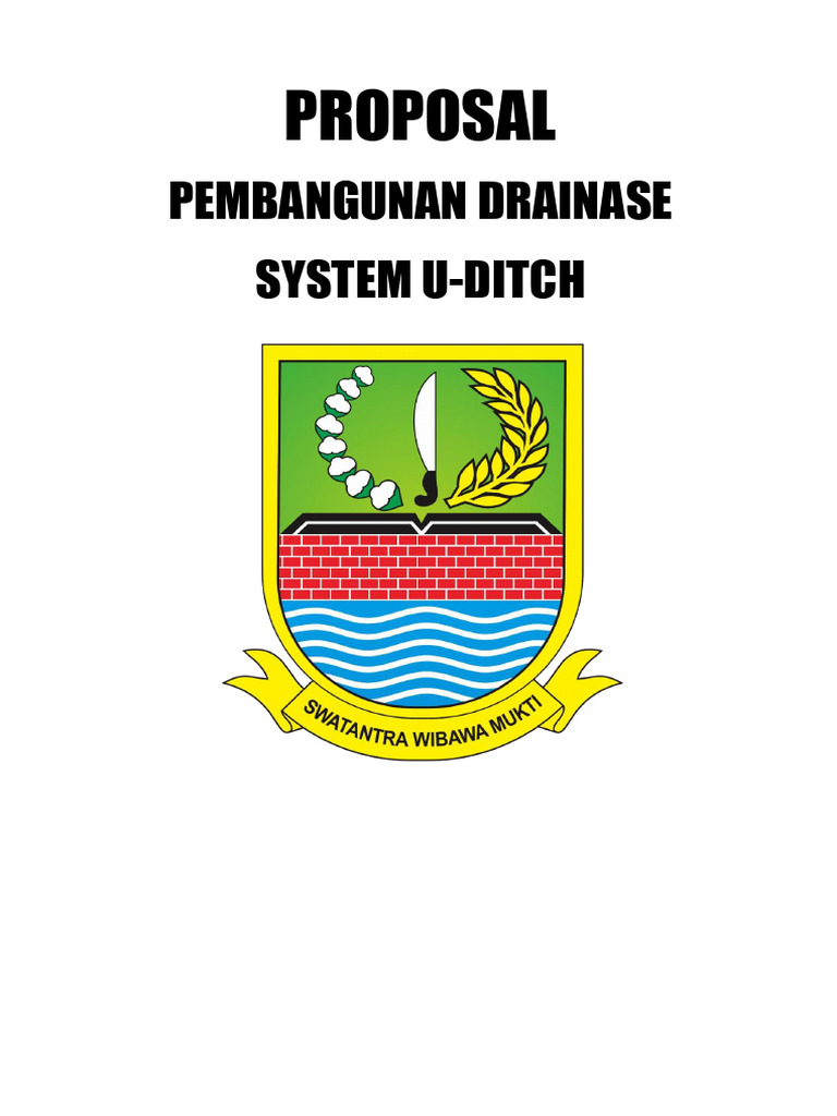 Proposal Drainase RT.007 | PDF