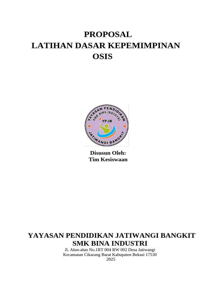 PROPOSAL LDKS OSIS | PDF