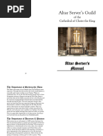Alter Server Training Manual | PDF | Eucharist | Altar